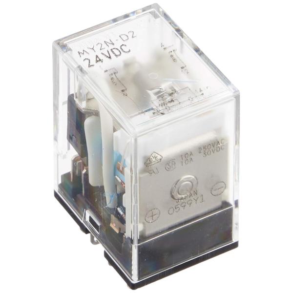 シリーズ:MY特徴:ミニパワーリレー分類:ダイオード内蔵形形式:形MY2N-D2定格電圧（V）:DC24定格電圧（V）:DC24定格電流（mA）50Hz:11.7/12.9・コイル抵抗（Ω）:3,750動作電圧(V):80%以下・復帰電圧(...