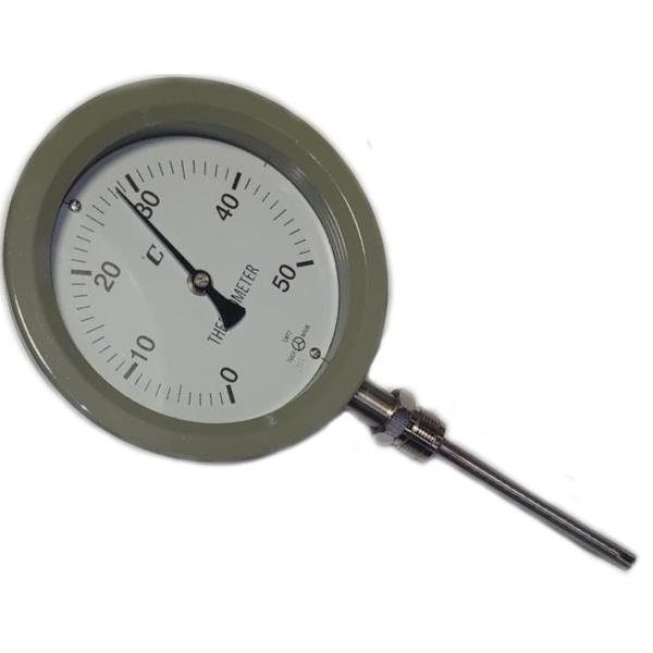 ブランド: 山本計器品名：密閉型バイメタル温度計 WELL型式：S形 100×50℃ 保護管100L用本体のみ形状：S形ストレート感温部(mm)L=100大きさ(Φ)=100温度範囲(℃)0〜50感温部材質：SUS304オプションのSUS-...