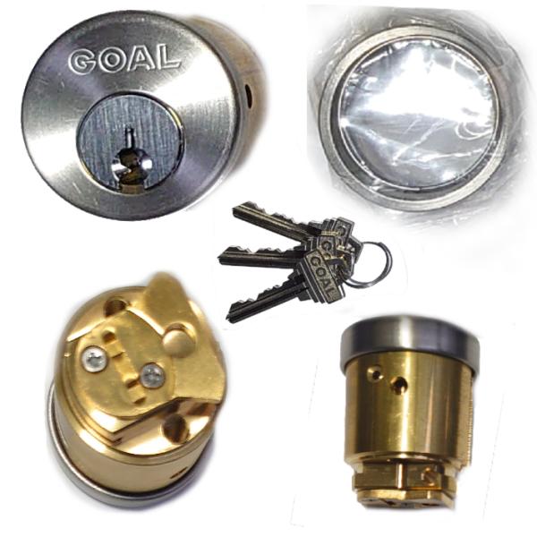 部品情報:GOAL PS 5 71 シルKシリーズ GCY-68色仕上げ:シルバーキー仕様 GOAL 6ピン付属キー本数 3本対応扉厚[DT]38mm〜48mm