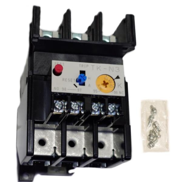 ブランド: 富士電機商 品 名：2E欠相検出機能付シリーズ：新SC,NEO_SCシリーズ用途：単独設置用構造：3素子ヒートエレメント本体形式：TK-N3H設 定 値：65〜95A適用モータ：22kw(3相200v)補助接点構成：1a1b