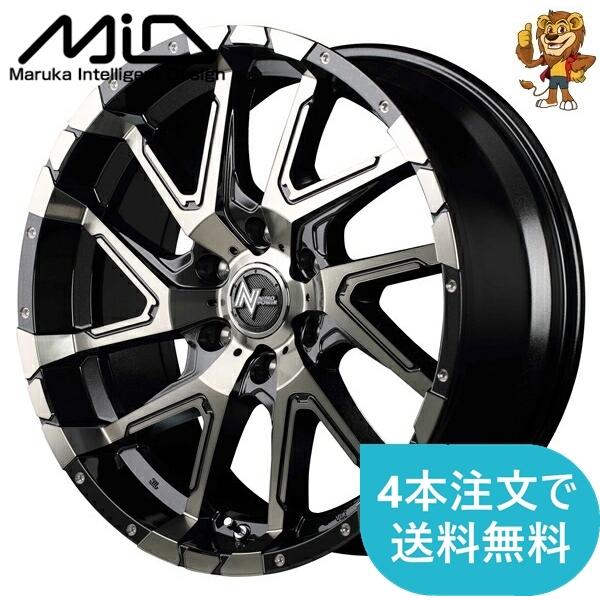 商品詳細メーカー MID (マルカサービス)商品名 NITRO POWER (ナイトロパワー) DERINGER (デリンジャー) ホイールのみ1本サイズ 17インチ 8.0J PCD:139.7 穴数:6 インセット:20カラー ブラック...