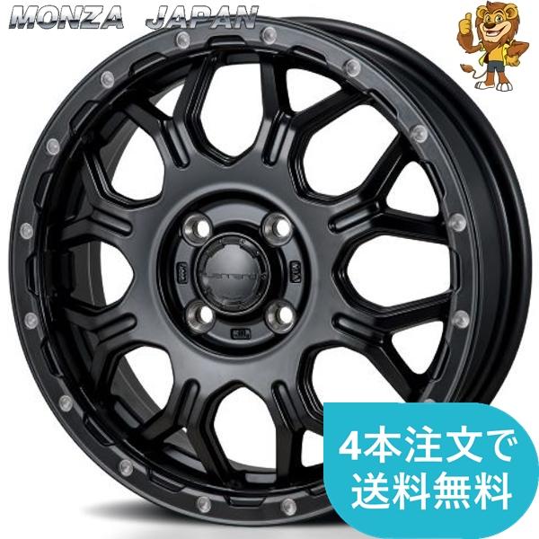 商品詳細メーカー MONZA JAPAN (モンツァジャパン)商品名 HI-BLOCK JERRARD (ハイブロック ジェラード) ホイールのみ1本サイズ 16インチ 6.0J PCD：100 穴数：4 インセット：41カラー サテンブラ...