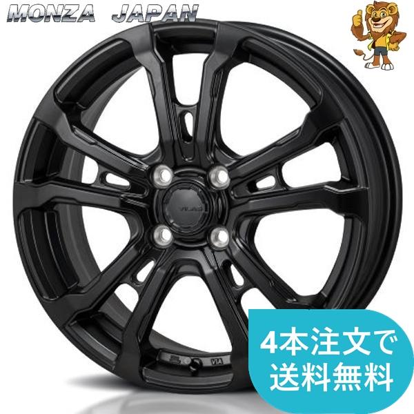 商品詳細メーカー MONZA JAPAN (モンツァジャパン)商品名 HI-BLOCK VILAS (ハイブロック ヴィラス) ホイールのみ1本サイズ 16インチ 6.0J PCD：100 穴数：4 インセット：42カラー サテンブラック ...