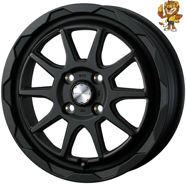 商品詳細メーカー Weds (ウェッズ)商品名 MUDVANCE 06 (マッドヴァンス06) ホイール4本セットサイズ 14インチ 4.5J PCD:100 穴数:4 インセット:45カラー フルマットブラック (FMBK)品番 0040...