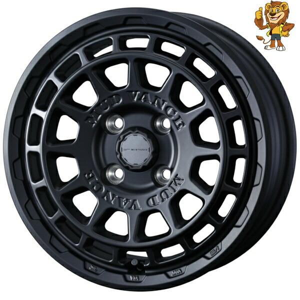 商品詳細メーカー Weds (ウェッズ)商品名 MUDVANCE X typeF (マッドヴァンスX typeF) ホイールのみ1本サイズ 14インチ 5.0J PCD:100 穴数:4 インセット:30カラー フルマットブラック (FMB...