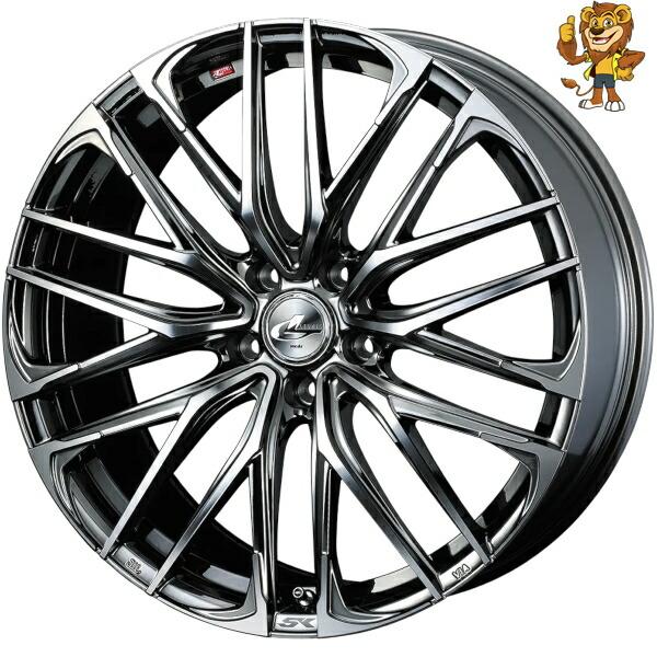 商品詳細メーカー Weds (ウェッズ)商品名 LEONIS SK (レオニス SK) ホイールのみ1本サイズ 17インチ 6.5J PCD:114.3 穴数:5 インセット:53カラー ブラックメタルコート/ミラーカット (BMCMC)品...