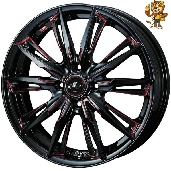 商品詳細メーカー Weds (ウェッズ)商品名 LEONIS GX (レオニス GX) ホイールのみ1本サイズ 16インチ 6.0J PCD:100 穴数:4 インセット:42カラー ブラック/SCマシニング(レッド) (BK/SC(RED...