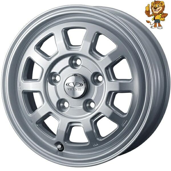 商品詳細メーカー Weds (ウェッズ)商品名 VICENTE-06TG (ヴィセンテ 06TG) ホイールのみ1本サイズ 14インチ 5.0J PCD:114.3 穴数:5 インセット:48カラー シルバー (SIL)品番 0039802...
