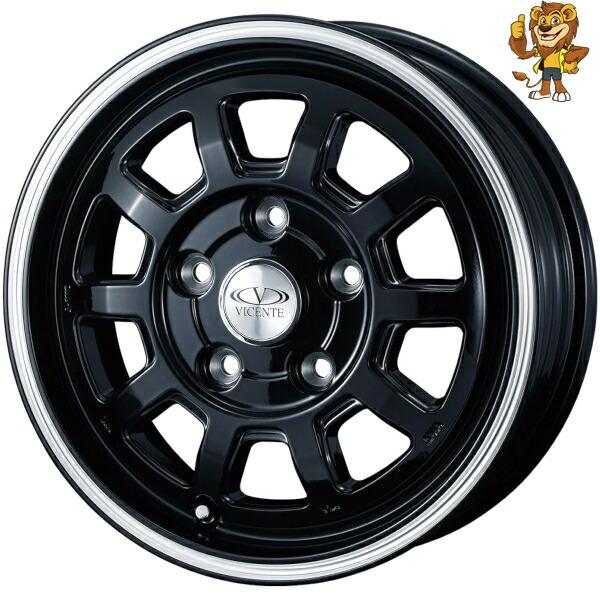 商品詳細メーカー Weds (ウェッズ)商品名 VICENTE-06TG (ヴィセンテ 06TG) ホイールのみ1本サイズ 14インチ 5.0J PCD:114.3 穴数:5 インセット:48カラー ブラックポリッシュライン (BP)品番 ...
