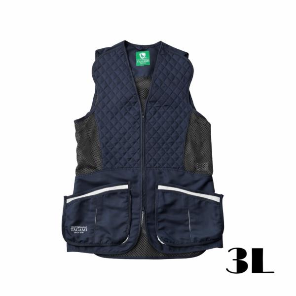 TAGAMIから新商品のシューティングベストです。コストパフォーマンスが高く、低価格ながらしっかりとした作りで着心地も良く射撃に最適です。肩当は左右兼用でキルティング加工となっており、トラップとスキート兼用になっているタイプです。フィールド...