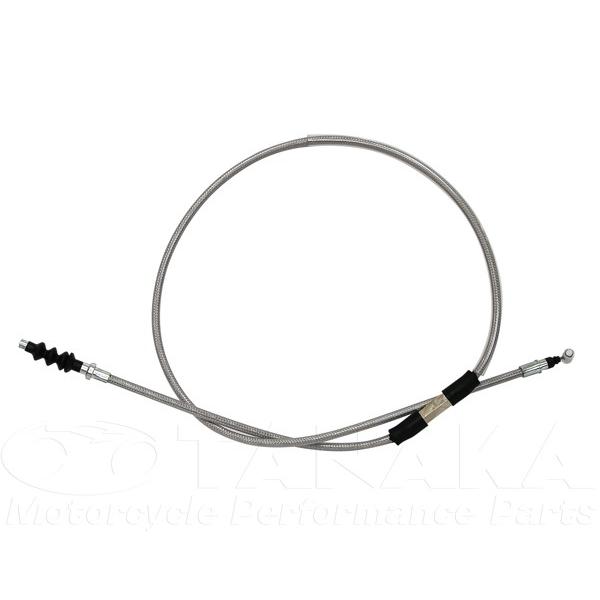 【こちらは田中商会_ヤフーショッピング直営店です】 ハイクオリティーステンレスケーブル採用！クラッチワイヤーアップハンドルに交換の際の必需品ドレスアップにも最適！【適合車種】モンキー、ダックス等ホンダ横型エンジン搭載車両(一部不適合車種あり...