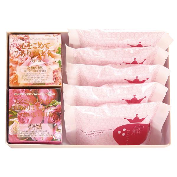 母の日  完熟いちごパンケーキ＆ムレスナティー  1854-268 | 母の日・2026・ギフト・贈り物・人気・おすすめ・グルメ・お取り寄せ・食品・洋菓子・スイーツ甘酸っぱいいちごコンポートと新鮮なミルクのクリームを混ぜ合わせた特製「いちご...