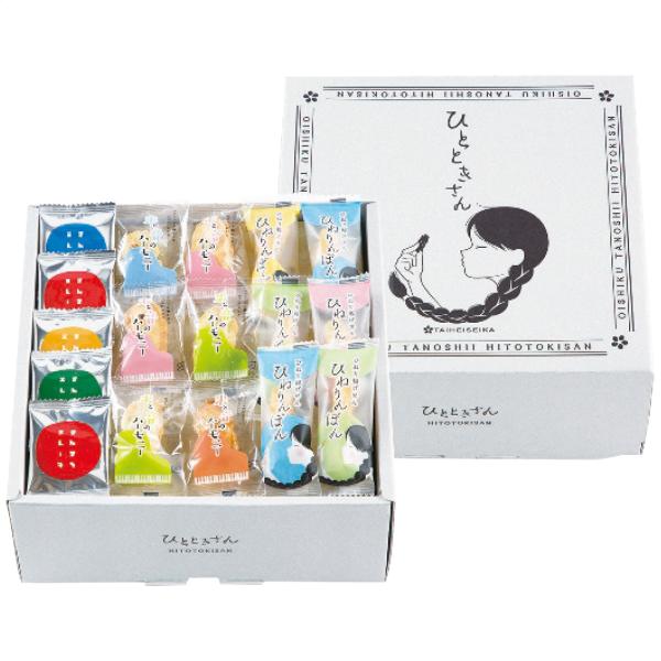 oishiku tanosii ひとときさん TO-25  2620-022 | 内祝い・お返し・仏事・法事・香典返し・満中陰志・志・弔事・御供おかき、ひねり揚げ、ミレーフライのアソートギフトです。おかきはクラッシック音楽を聴かせて仕込んだ...