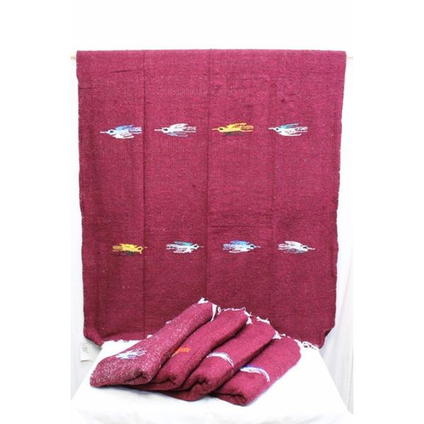 【SIZE】縦 約200cm × 横 約120cm【DETAIL】・FABRIC ： ACRYLIC 100％・MADE IN EL SALVADOR