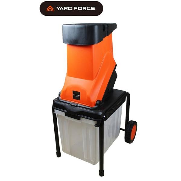 YARD FORCE 枝シュッレダー ヤードフォース 枝シュレッダー 電動粉砕機 DIY ガーデニング 1年保証 送料無料「ヤードフォース 枝シュレッダー」は、剪定後に出る小枝や葉っぱを、約1/10サイズに粉砕できる家庭用100Vのガーデン...