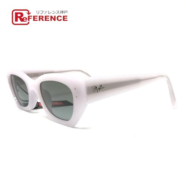 【商品番号】128500-23773-4【ブランド】レイバン【タイプ】ファッション小物 アイウェア【形状】サングラス【型番】RB4430F【対象】レディース【カラー】ホワイト【素材】プラスチック【サイズ】レンズ：W5cm x H3.5cmテ...