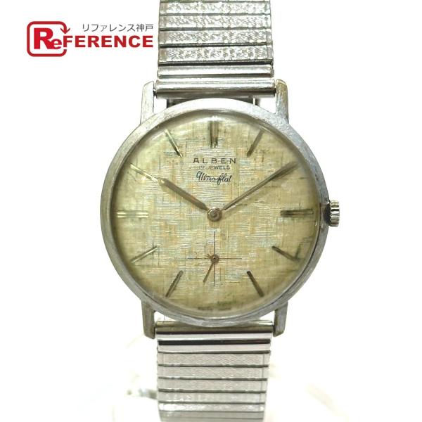 【商品番号】1422050-25237-1【ブランド】アルベン【モデル】スモールセコンド【タイプ】手巻き アンティーク【形状】腕時計【対象】メンズ【文字盤カラー】シルバー【カラー】シルバー【素材】SS【生産国】SWITZERLAND【サイズ...
