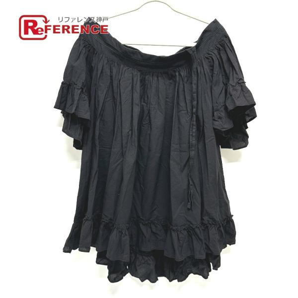 【商品番号】228670-24860-11【ブランド】プレイルーム【タイプ】アパレル【形状】トップス【対象】レディース【カラー】ブラック【素材】コットン【サイズ】肩幅：47cm着丈：77cm身幅：47cm袖丈：31cm 実寸サイズには多少の...