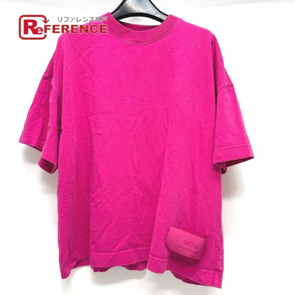 【商品番号】234930-24694-3【ブランド】アミパリス【ライン】アレクサンドル マテュッシ【モデル】ami【タイプ】アパレル【形状】半袖Ｔシャツ【対象】レディース【カラー】ピンク【素材】コットン【サイズ】表記サイズ：S肩幅：62cm...