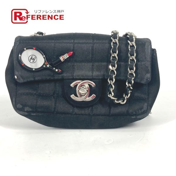 【商品番号】3919-23329-46【ブランド】シャネル【ライン】カバン ポシェット【モデル】リップ 口紅 ミラー 鏡 CC ココマーク【タイプ】チェーンバッグ 斜め掛け【形状】ショルダーバッグ【対象】レディース【カラー】ブラック【素材】...