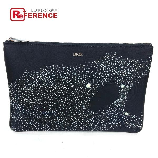 【商品番号】L-240328-13【ブランド】ディオール【ライン】ポーチ【モデル】ケニーシャーフ KENNY SCHARF コラボ【タイプ】カバン【形状】クラッチバッグ【対象】メンズ【カラー】ブラック【素材】ナイロン【サイズ】W25cm×H...
