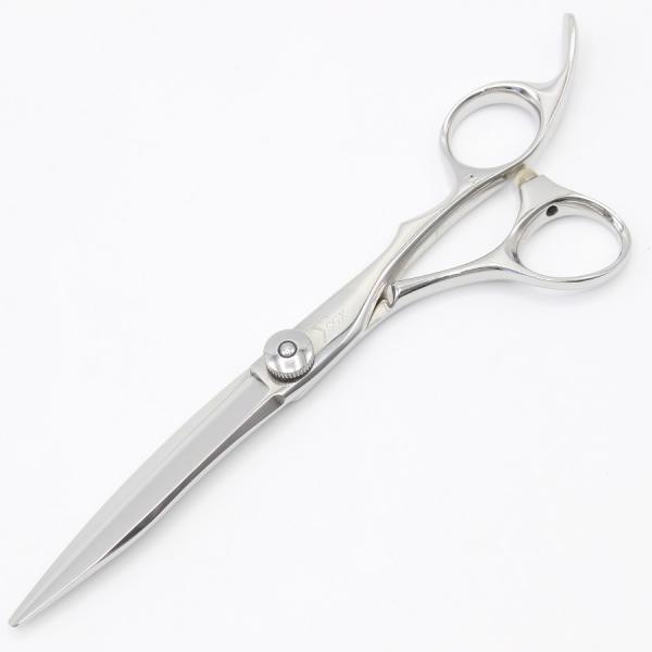 【美品】SGK 三和技研 CRM-63 カットシザー■商品情報・ハマグリ刃・3Dハンドル・6.3インチ・64.1グラム■特徴狙ったポイントを逃がさずしっかりソフトに切る！マイスターハンドル採用■商品状態【A】大きなダメージもなく程度良好の美...