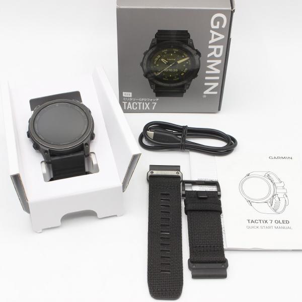 GARMIN tactix 7 AMOLED Carbon Gray DLC/Black Nylon 010-02931-12 スマートウォッチ タクティクス ガーミン 本体■商品状態【B】一般的な使用感のある商品・ベゼルや側面にはキズがご...