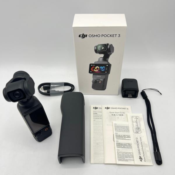 【美品】DJI Osmo Pocket 3 OP9923 3軸スタビライザー 1インチCMOSセンサー搭載 4K対応 ポケットジンバル アクションカメラ 本体■商品状態【A】大きなダメージもなく程度良好の美品・本体に使用に伴う若干の擦れ感が...