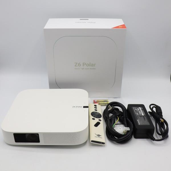 popIn Aladdin Z6 Polar Meets ZP19Z01XJ ホームプロジェクター ポップインアラジン 本体■商品状態【B】一般的な使用感のある商品・本体底面に設置時に付く若干の小傷がみられます。・商品の特性上、リモコンには...
