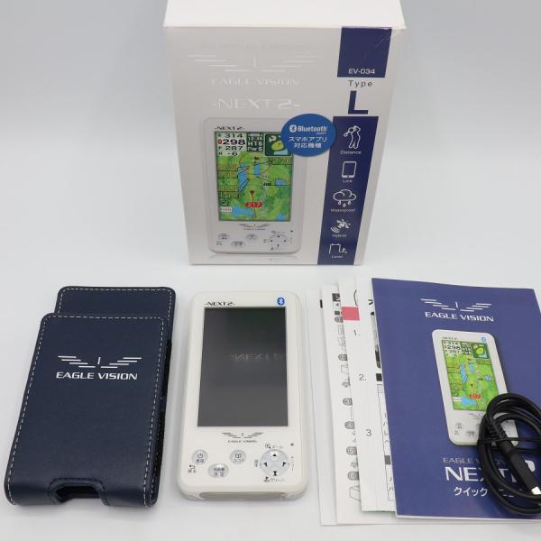 【美品】EAGLE VISION NEXT2 EV-034 ホワイト ゴルフナビ イーグルビジョン ネクスト 本体■商品状態【A】大きなダメージもなく程度良好の美品・側面などに細かな擦れ感はございますが、全体的に大きなダメージはなく良品です...