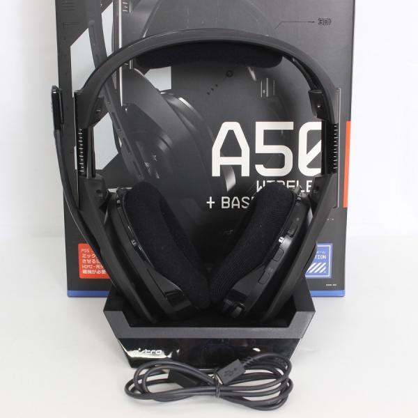 Logicool ASTRO A50 Wireless Headset + BASE STATION A50WL-002 ゲーミングヘッドセット ロジクール 本体■商品状態【B】一般的な使用感のある商品・本体の所々に使用に伴う細かな擦れキズ...