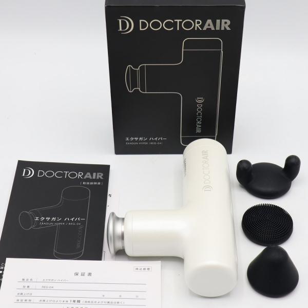 【美品】ドクターエア エクサガン ハイパー REG-04WH パールホワイト 振動 ボディケア 本体■商品状態【A】大きなダメージもなく程度良好の美品・USED品ではございますが大きなダメージや汚れなどもなく状態の良い商品です。・メーカーリ...