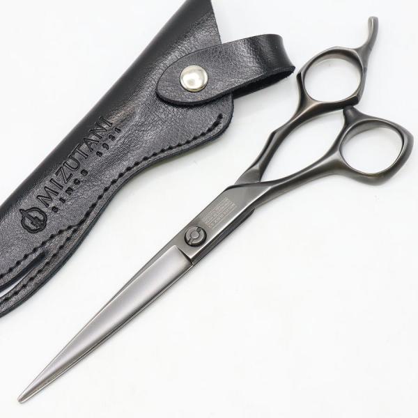 【美品】ミズタニシザーズ SCHOREM MASTER BLACK LEFTY カットシザー レフティ 左利き■商品情報・ハマグリ刃・オフセットハンドル・6.5インチ・用途：ブラント・鋼材：コバルトアロイ ExII・62.3グラム■商品状態...