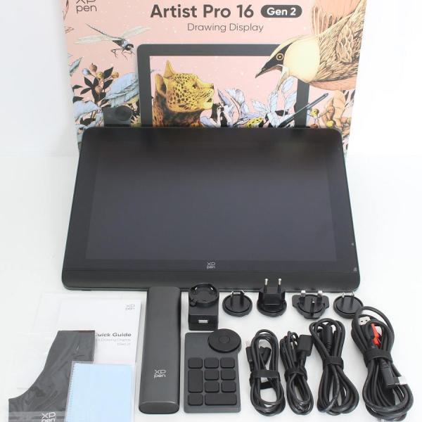 【美品】XP-PEN Artist Pro 16 Gen2 MD160QHAD41 液晶タブレット アーティスト 本体■商品状態【A】大きなダメージもなく程度良好の美品・USED品ではございますが大きなダメージや汚れなどもなく状態の良い商品...