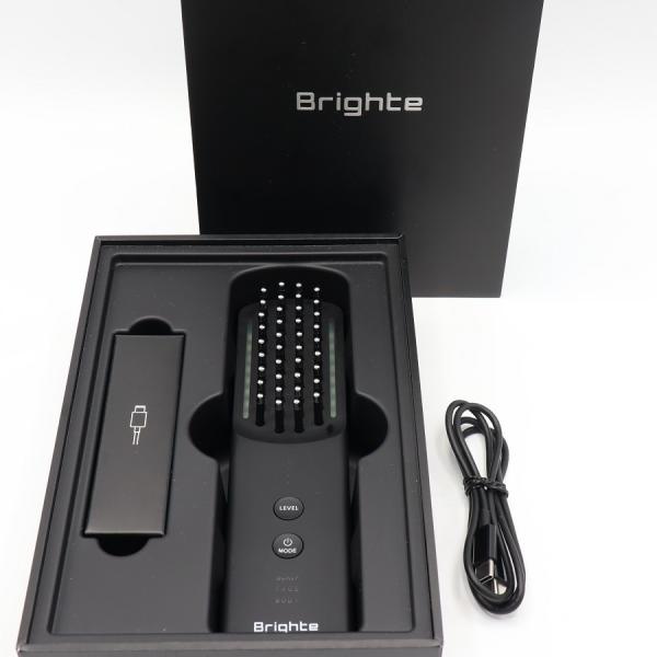 【美品】Brighte ELEKI BRUSH+ BRT-FSB180 ブラック 美顔器 EMS フェイスケア ブライト エレキブラシ 本体■商品状態【A】大きなダメージもなく程度良好の美品・本体に使用に伴う若干の擦れ感がございますが、全体...