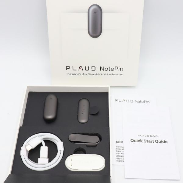 【美品】PLAUD NotePin PN0200 グレー AIボイスレコーダー 64GB プラウド 本体■商品状態【A】大きなダメージもなく程度良好の美品・USED品ではございますが大きなダメージや汚れなどもなく状態の良い商品です。・動作確...