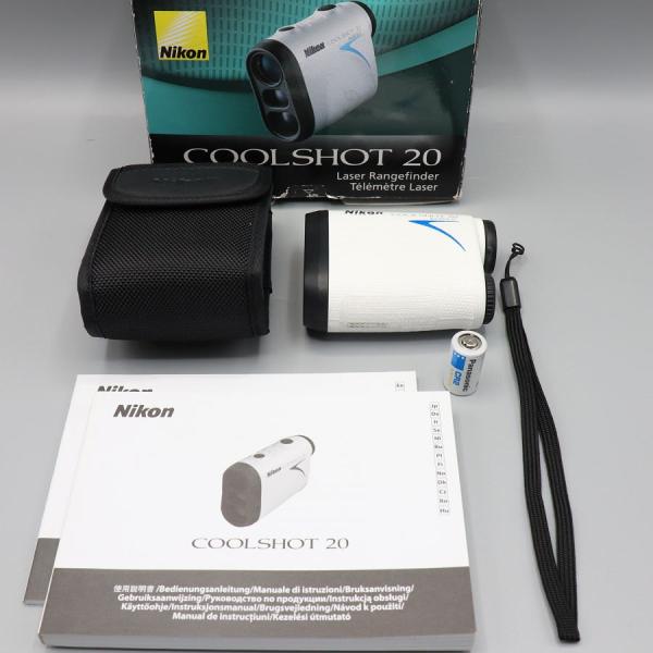 NIKON COOLSHOT 20 ゴルフ用レーザー距離計 ニコン クールショット 本体■商品状態【B】一般的な使用感のある商品・本体側面に擦れや印字カスレなどがございます。・動作確認済みのためご購入後はすぐにご使用いただけます。・自社で梱...