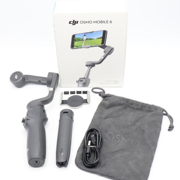 【美品】DJI Osmo Mobile 6 M06001 スマートフォン用ジンバル 3軸スタビライザー 延長ロッド内蔵 ディージェイアイ 本体■商品状態【A】大きなダメージもなく程度良好の美品・商品の特性上、持ち手に若干の擦れ感はございます...