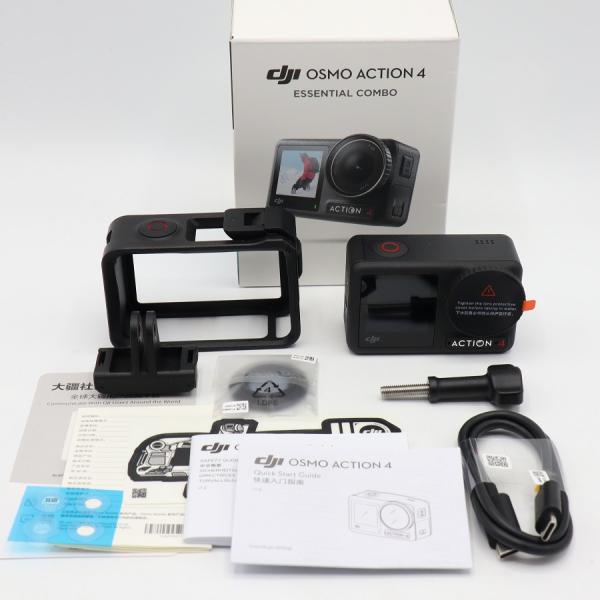 【美品】DJI Osmo Action 4 OA4AMZ エッセンシャルコンボ アクションカメラ オスモアクション 本体■商品状態【A】大きなダメージもなく程度良好の美品・USED品ではございますが大きなダメージや汚れなどもなく状態の良い商...