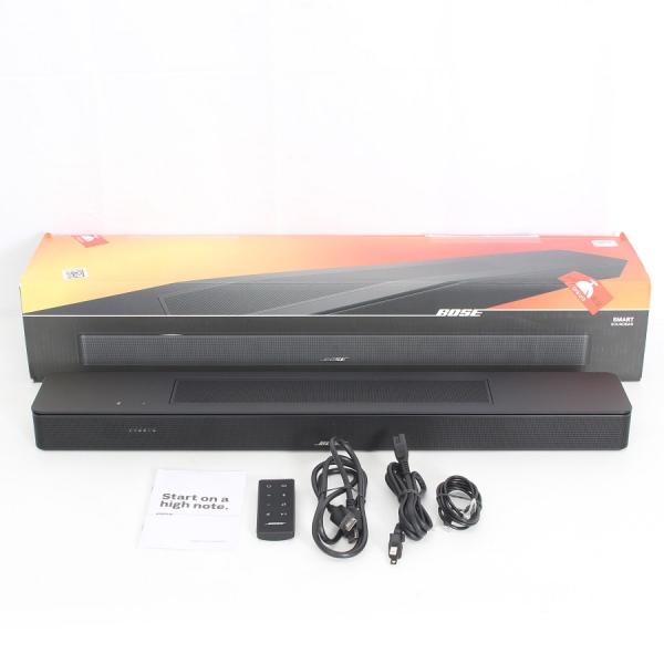 【美品】BOSE Smart Soundbar BLK ブラック サウンドバー Dolby Atmos対応 ボーズ 本体■商品状態【A】大きなダメージもなく程度良好の美品・本体上面などに若干の擦れ感はございますが、全体的に状態の良い中古品で...