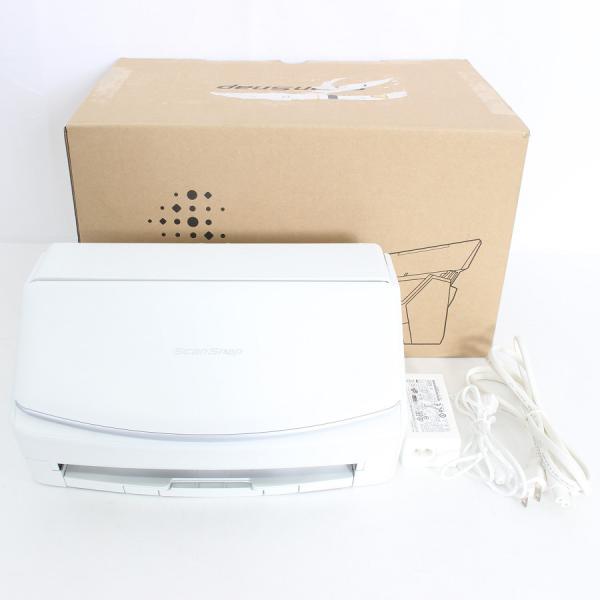 富士通 PFU ScanSnap iX1500 FI-IX1500 ホワイト ドキュメントスキャナー スキャンスナップ 本体■商品状態【B】一般的な使用感のある商品・本体上面に細かな擦れや本体の所々に黒い汚れがございます。・総スキャン枚数は...
