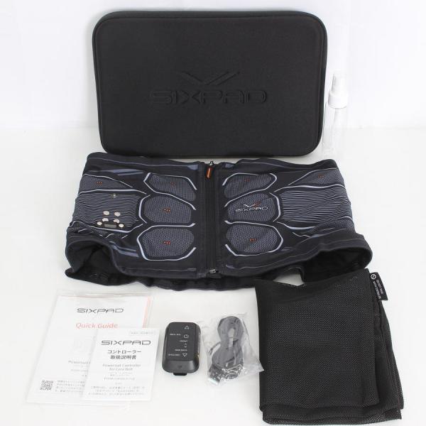 【美品】MTG SIXPAD Powersuit Core Belt SE-BS-00C-L ホームジム対応モデル Lサイズ シックスパッド パワースーツ コアベルト 本体■商品状態【A】大きなダメージもなく程度良好の美品・USED品ではご...