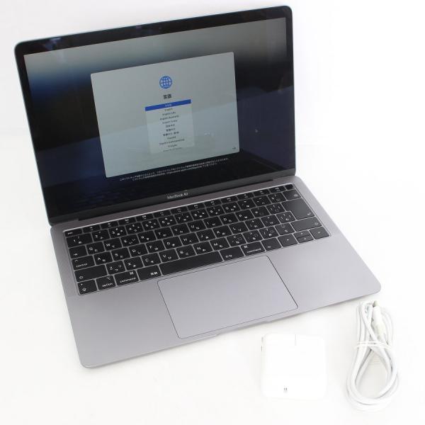 【美品】Apple MacBook Air 13.3インチ MRE92J/A スペースグレイ 256GB Retinaディスプレイ ノートパソコン アップル マックブック エアー 本体■商品状態【A】大きなダメージもなく程度良好の美品・US...