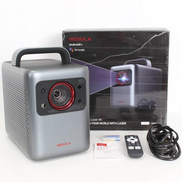 【美品】ANKER Nebula Cosmos Laser 4K D23505F2 ブラック 4Kレーザープロジェクタ アンカー 本体■商品状態【A】大きなダメージもなく程度良好の美品・リモコン側面と本体上部に若干の擦れ感はございますが、全...