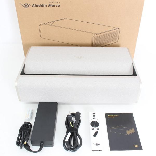 【美品】Aladdin Marca XM03F 超短焦点プロジェクター アラジン マルカ アラジンエックス ポップインアラジン 本体■商品状態【A】大きなダメージもなく程度良好の美品・USED品ではございますが大きなダメージや汚れなどもなく...