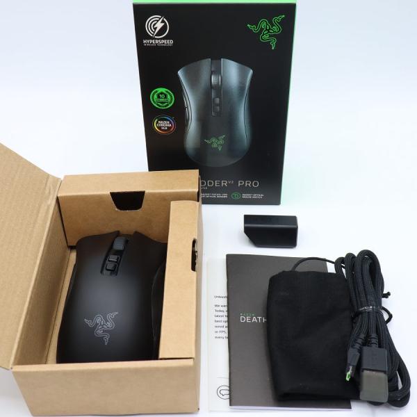 Razer DeathAdder V2 Pro RZ01-03350100-R3A1 Black ワイヤレス ゲーミングマウス レイザー 本体■商品状態【B】一般的な使用感のある商品・底面と側面に使用に伴う細かな擦れキズがございます。・側面...