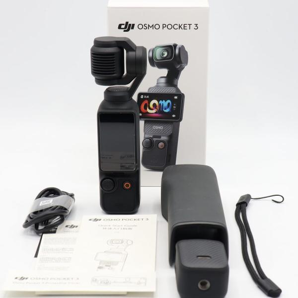【美品】DJI Osmo Pocket 3 OP9923 3軸スタビライザー 1インチCMOSセンサー搭載 4K対応 ポケットジンバル アクションカメラ 本体■商品状態【A】大きなダメージもなく程度良好の美品・USED品ではございますが大き...