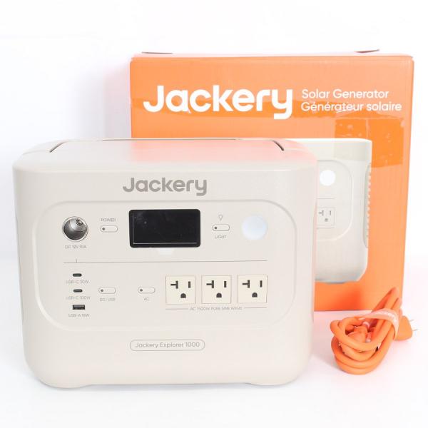【美品】Jackery ポータブル電源 1000 New JE-1000D-SG サンドゴールド ポータブル電源 蓄電池 バッテリー ジャクリ 本体■商品状態【A】大きなダメージもなく程度良好の美品・USED品ではございますが大きなダメージ...