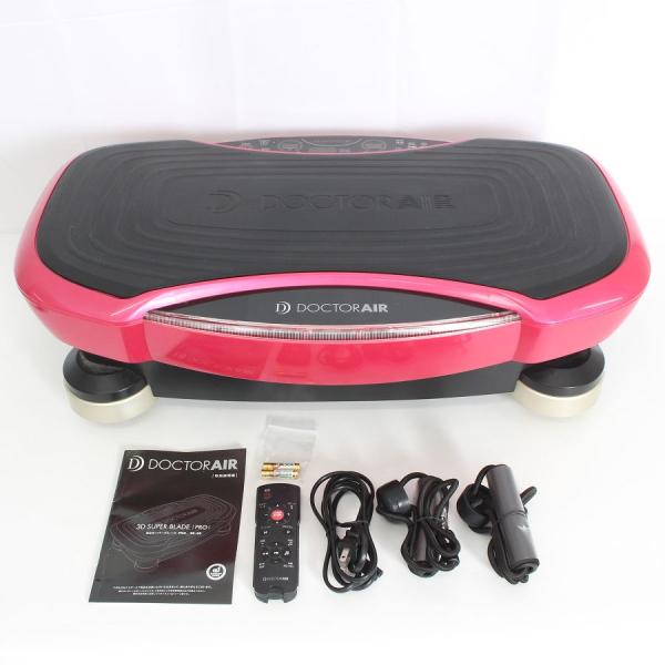 ドクターエア 3DスーパーブレードPRO SB-06-PK ピンク Dr.Air エクササイズ 振動マシン 本体■商品状態【B】一般的な使用感のある商品・本体には使用に伴う擦れキズがございます。・動作確認済みのためご購入後はすぐにご使用いた...