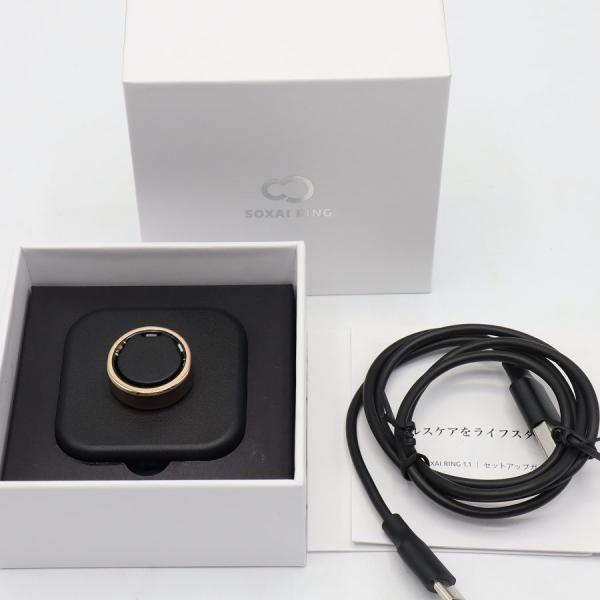 【美品】SOXAI RING 1.1 R11144 ピンクゴールド 14号 SOXAIRING1.114PG スマートリング ソクサイリング 本体■商品状態【A】大きなダメージもなく程度良好の美品・リングに使用に伴う若干の擦れ感がございます...